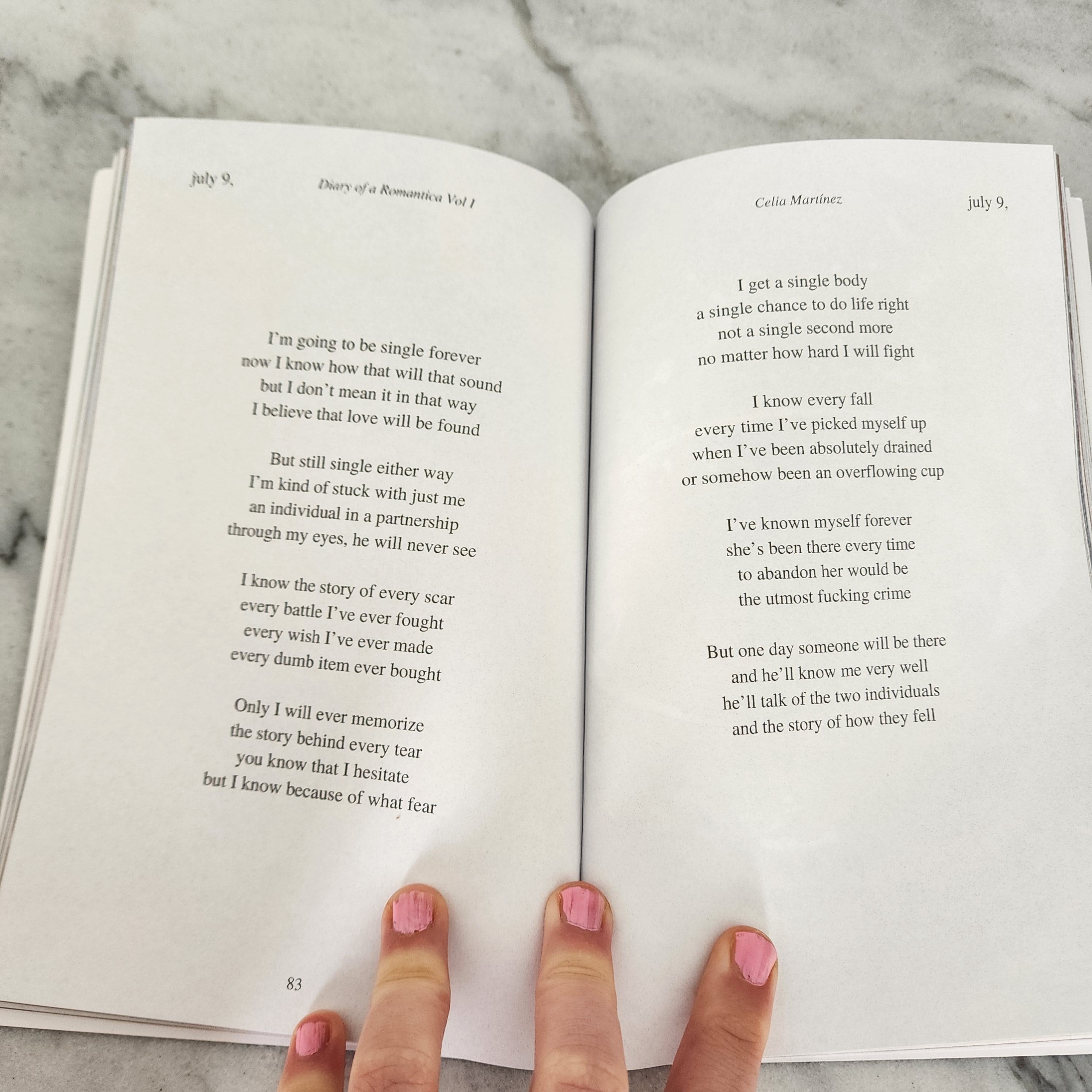 #NationalPoetryMonth: Diary of A Romantica by Celia Martinez Review ...